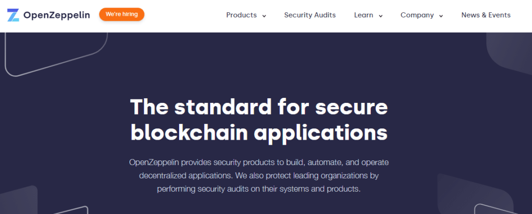 Using OpenZeppelin for Developing Secured Smart Contracts