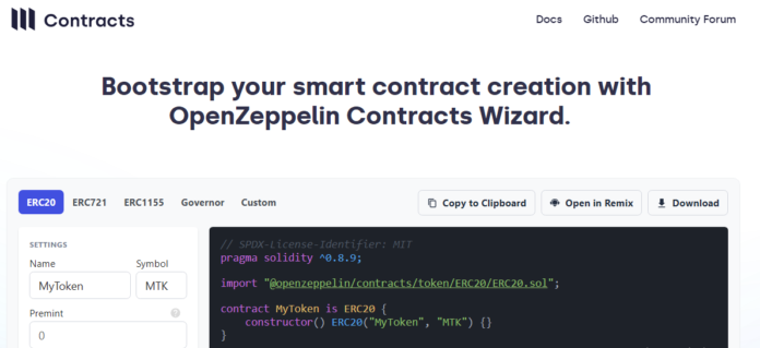 Using OpenZeppelin for Developing Secured Smart Contracts