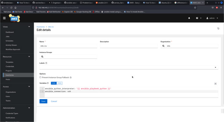 Ansible AWX: The GUI Configuration Management Automation Tool