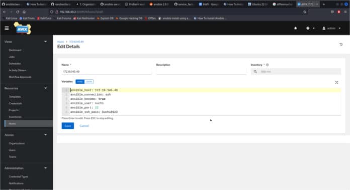 Ansible AWX: The GUI Configuration Management Automation Tool