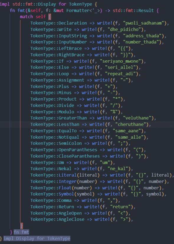 Malluscript: Write Programs in Malayalam