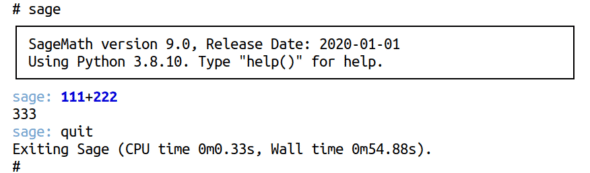SageMath: The Beginning