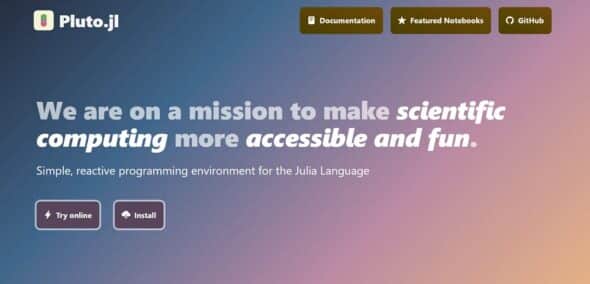 Pluto.jl 1.0 Brings Reproducible Research Workflows To Julia - Open ...